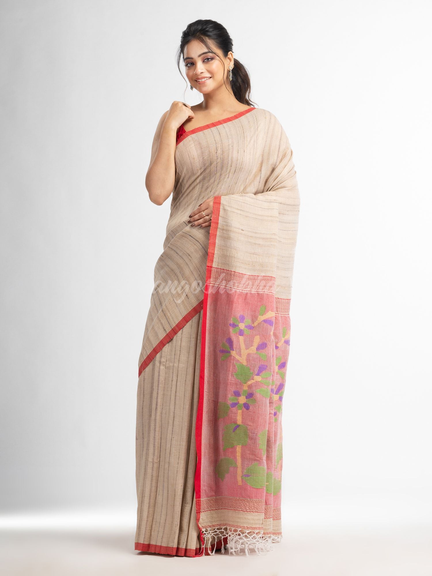 Ghicha Silk Saree Online Shopping at angoshobha | Cotton Ghicha Saree